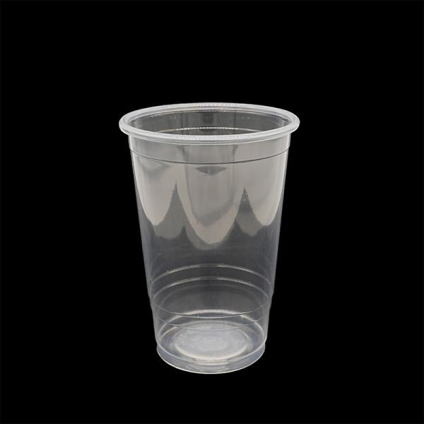 Quality Crystal Clear PET Plastic Cup BPA Free Disposable Plastic Drinking Cups Customized Size for sale