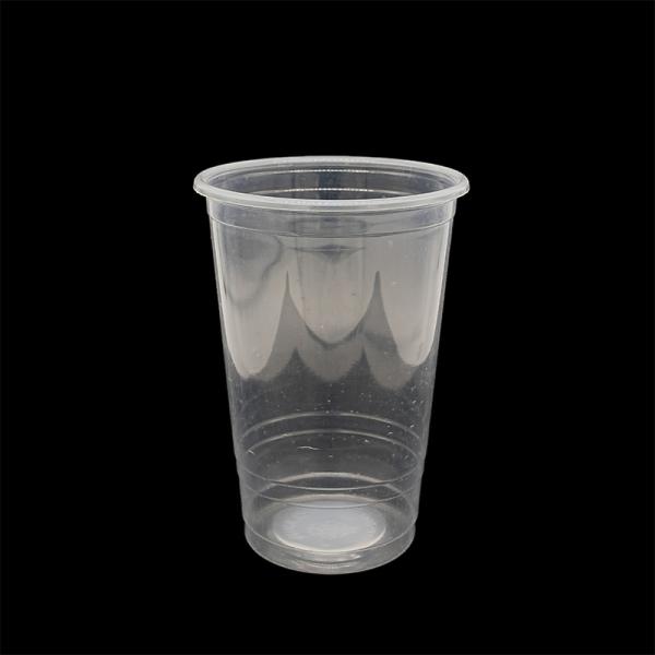 Quality Stackable Leak Proof PP Plastic Cup Disposable Cold Drink Boba Tea Cups for sale