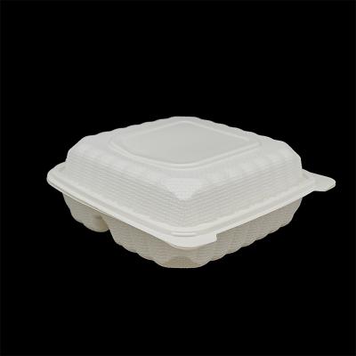 China OEM Color Square MFPP Hinged Container Custom Printed Restaurant Take Out Containers for sale