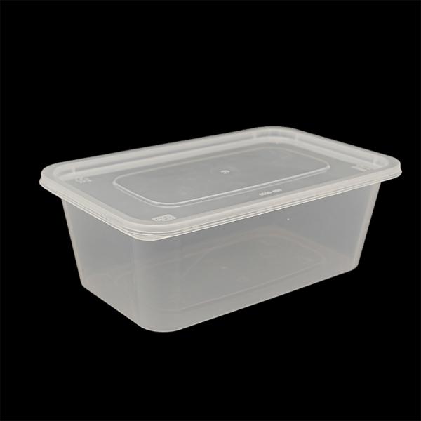 Quality Convenient Plastic Rectangular Deli Containers PP Food Packaging Container BPA Free for sale