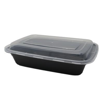 China Rectangular PP American Style Lunch Box Leak Proof For Food Storage Outdoor Picnic for sale