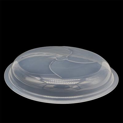 China 1.5kg Large UFO Shaped Plastic Jelly Container PP Cake Container Food Grade for sale