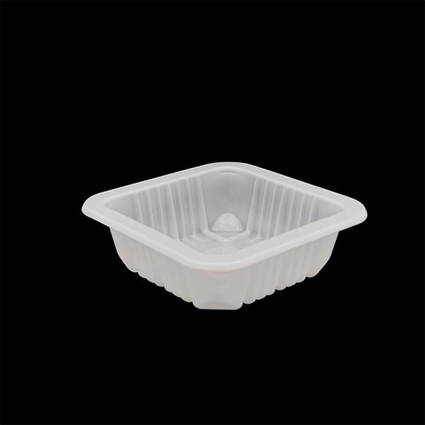 Quality Square Heavy Duty PP Plastic Container Disposable Meal Tray Box For Food Packaging for sale