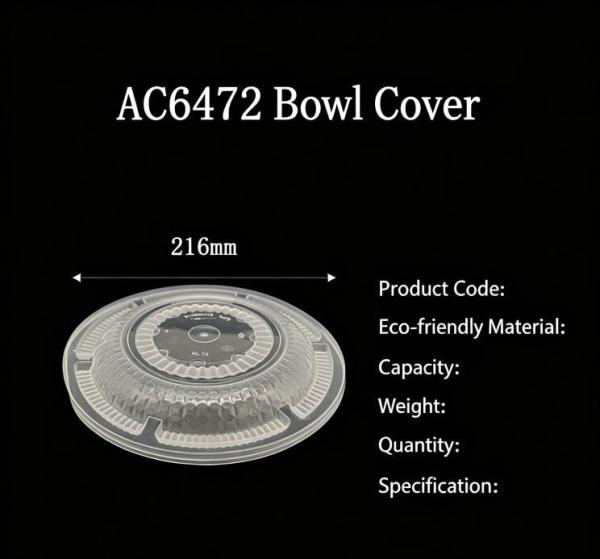 Quality OEM Size PP Round Container Disposable PP Plastic Bowl For Takeaway Packaging for sale