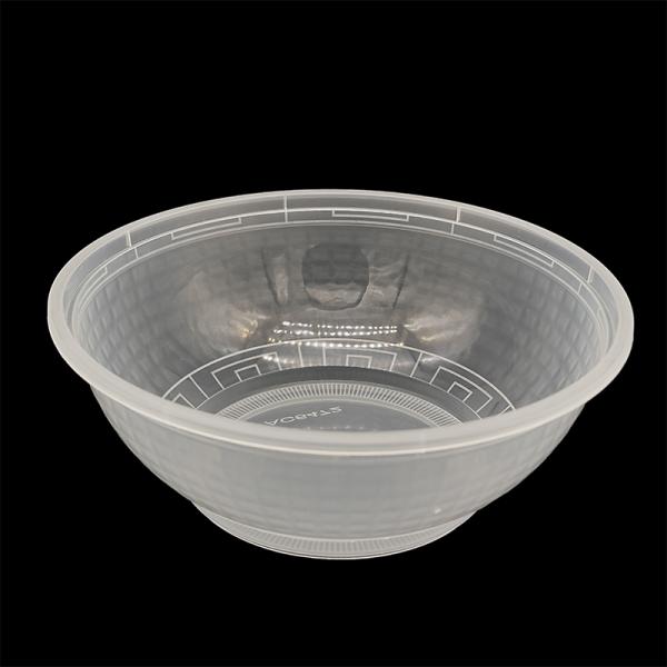 Quality OEM Size PP Round Container Disposable PP Plastic Bowl For Takeaway Packaging for sale
