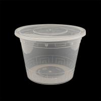 Quality Medium Large Capacity PP Round Container Clear Take Away Plastic Food Bucket for sale