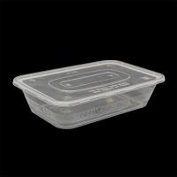Quality Rectangular Food Grade PP Takeout Container Polypropylene Lunch Box Transparent for sale