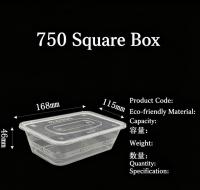 Quality Custom Size 750ml PP Food Container For Takeaway Meals And Lunch Packaging for sale