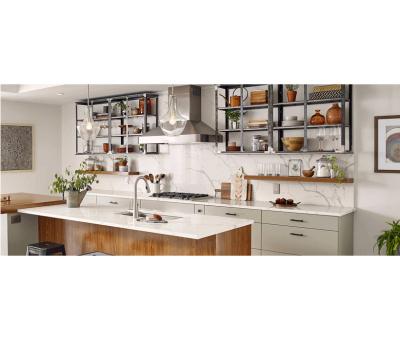 China Top Selling Gold Calacatta Quartz Countertops for sale