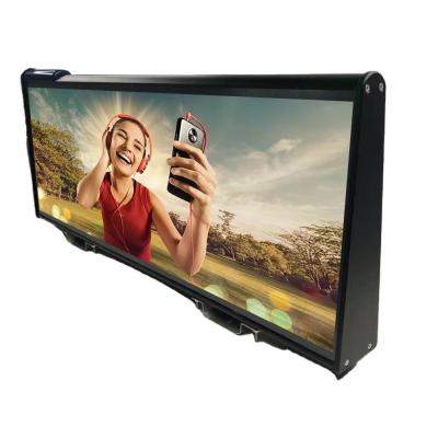 中国 RGB 3in1三色のタクシーの屋根フル カラーの移動式広告をLED表示 販売のため