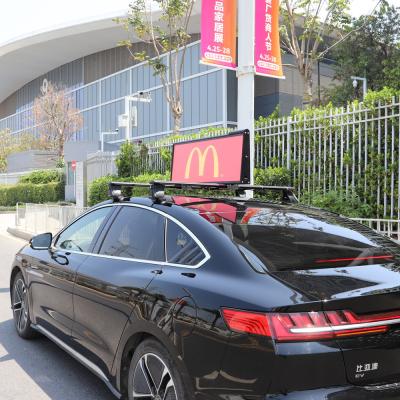 Cina Cartelloni pubblicitari superiori dello schermo P2.5 del taxi all'aperto LED di 960x320 3840Hz in vendita