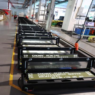 China Presentación de la información del pasajero de P8 LED a todo color para la estación de metro en venta