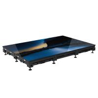 China 1000mm*500mm 3D Interactive LED Dance Floor Digital Cool Effect for sale