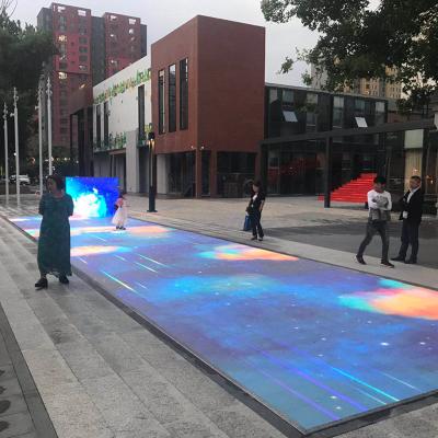Cina Progettazione interattiva illuminata di slittamento di HD P4.81 LED Dance Floor anti in vendita