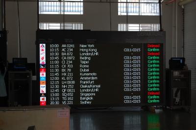 Cina Segno variabile del messaggio della visualizzazione delle informazioni di volo dell'aeroporto di IP65 LED in vendita