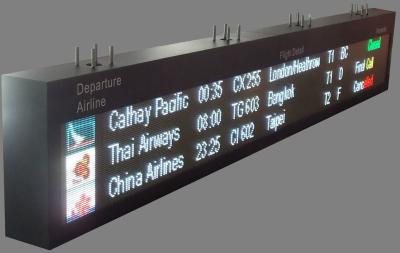 Cina Terminale del bordo di navigazione del tabellone di volo dell'aeroporto di P10mm LED in vendita