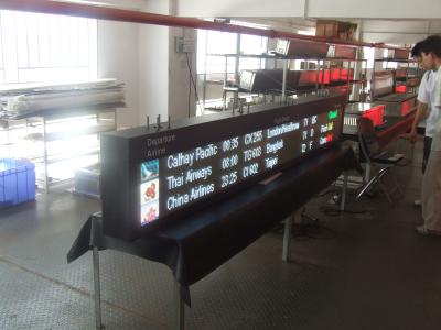 Cina Terminale del bordo di navigazione del tabellone di volo dell'aeroporto di P10mm LED in vendita