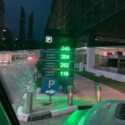 China Naar maat gemaakte P10 VMS die Vertoning 160×160mm parkeren Moduleenergie - besparing Te koop
