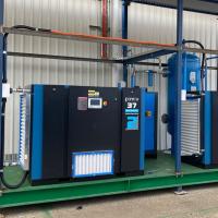 China Normal Pressure Electric Air Compressor Screw Complete Compressed Air System for sale