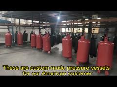OEM Air Compressor Vertical Tank Customized Pressure Vessel