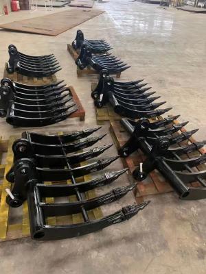 Cina Escavatore Rake Bucket For Mini Escavatore Cat fondere d'acciaio 320 PC200 in vendita