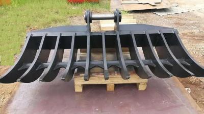 China Customized Mini Digger Land Rake , Excavator Landscape Rake For PC50 for sale