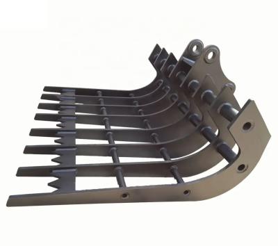 China 45 Ton Excavator Rake Bucket Root For Ship Engineering Construction for sale