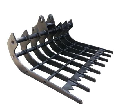 China 45 Ton Excavator Rake Bucket Root For Ship Engineering Construction for sale