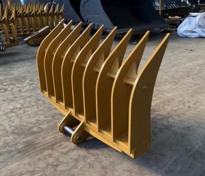 Cina Larghezza resistente all'uso di Rake Bucket 2500mm dell'escavatore per la preparazione del sito in vendita
