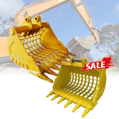 Cina Secchio di scheletro 0,2 CBM dell'escavatore a cucchiaia rovescia del metallo Q355B per l'escavatore CX57 in vendita