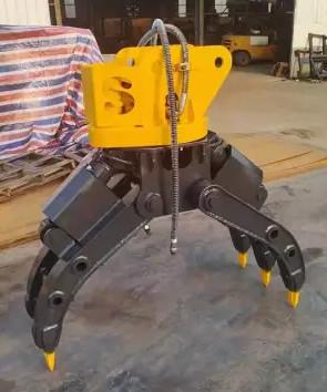Cina Fabbricante Escavatore ad alta efficienza Acciaio idraulico Roc / Log Grab Acciaio idraulico per Komatsu Kobelco Cat Hitachi Etc in vendita