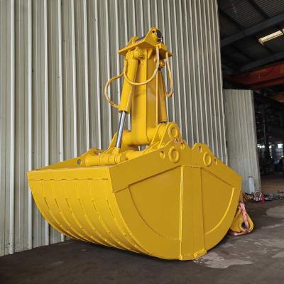 China Kobelco Mini Excavator Clamshell Bucket For Construction CAT320 for sale