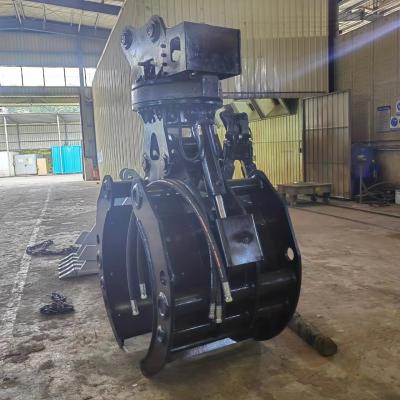 China El excavador Hydraulic Rotating Grapple, registro ataca e hidráulico ataque el rotor con el excavador de madera del gancho agarrador en venta