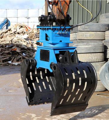 Chine Offre spéciale 6-10 tonnes pelle tri Grab ferraille hydraulique pierre carré rotatif démolition grappin à vendre
