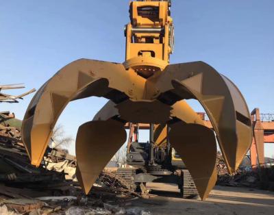 Cina Lunga durata di vita Alta efficienza Orange Peel Grapple Excavator Scrap Grab Bucket per CAT325, SK300, HD1638 in vendita