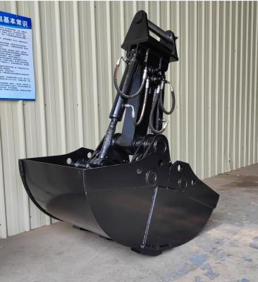Chine Travaux de construction Utilisation du seau à coquille dans le bras télescopique pour mini-pelles de 10-12 tonnes à vendre