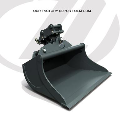 Cina 3 tonnellate escavatore idraulico secchione secchione secchioni inclinanti larghezza 1050mm in vendita