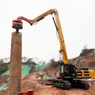 China Haute efficacité 16-25 mètres de pile de pellets conduisant le bras de la pellete conducteur de la pellete bras long avec le seau de la pelleteuse for sale