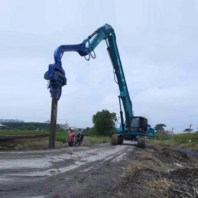 Cina Scavatori idraulici Vibro Martello per pilastri di lamiera di acciaio Pilastri di cemento Scavatori boom lungo in vendita