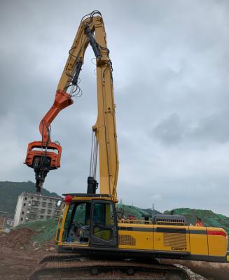 Cina Escavatore a 360 gradi Vibro Martello con braccio lungo, Escavatore montato Vibratory Pile Driver Per CAT320 in vendita