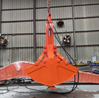 China 1.8cbm Excavator Single Cylinder Clamshell Bucket Shell Shaped For Caterpillar JCB Komatsu for sale