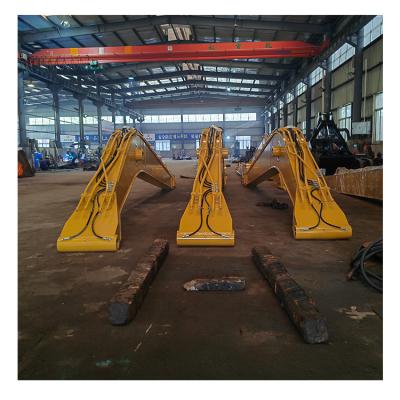China Grab 12T Level Excavator Long Boom With Sand-blasted And Painted Surface Finish Delivery Date In 20 Days for sale