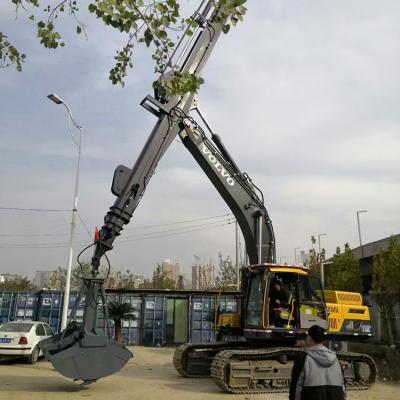 China 32 Meters Digging Depth Excavator Telescopic Arm with 0.8 Cbm Digging Bucket for sale