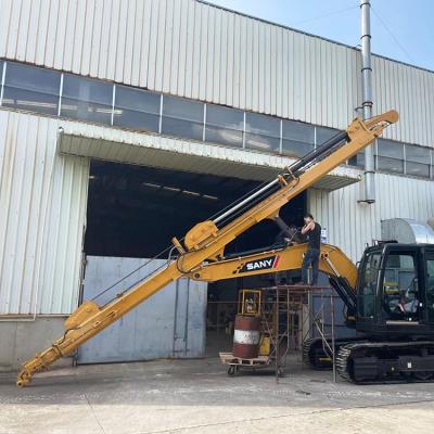 China 32 Meters Digging Depth Excavator Telescopic Arm with 0.8 Cbm Digging Bucket for sale