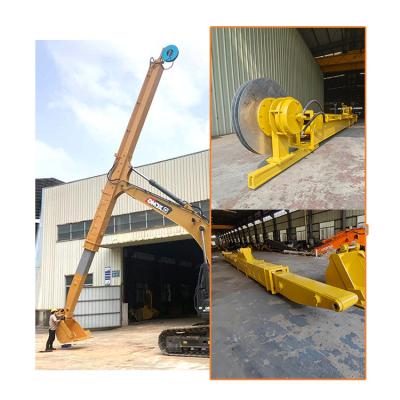 China Versatile Excavator Telescopic Extendable Arm 10-16M For CAT320 CAT320D for sale