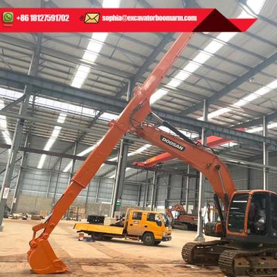 China DX225 Telescopic Arm / Hydraulic Telescopic Boom 0.4-0.6 Cbm Digging Bucket For 10-16M Digging Depth for sale