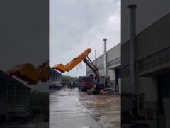 Schuifarm van de graafmachine