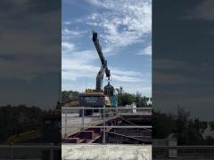 Met telescopische cilinder uitgeruste graafmachine boom en stok voor zware toepassingen