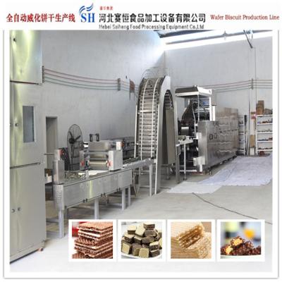 China SH 27 Automatic Wafer Biscuit Machine from Hebei China Wafer Making Line for sale