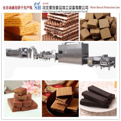 China Saiheng Fully automatic Wafer biscuit machine of 2500~7500kg/d from China for sale